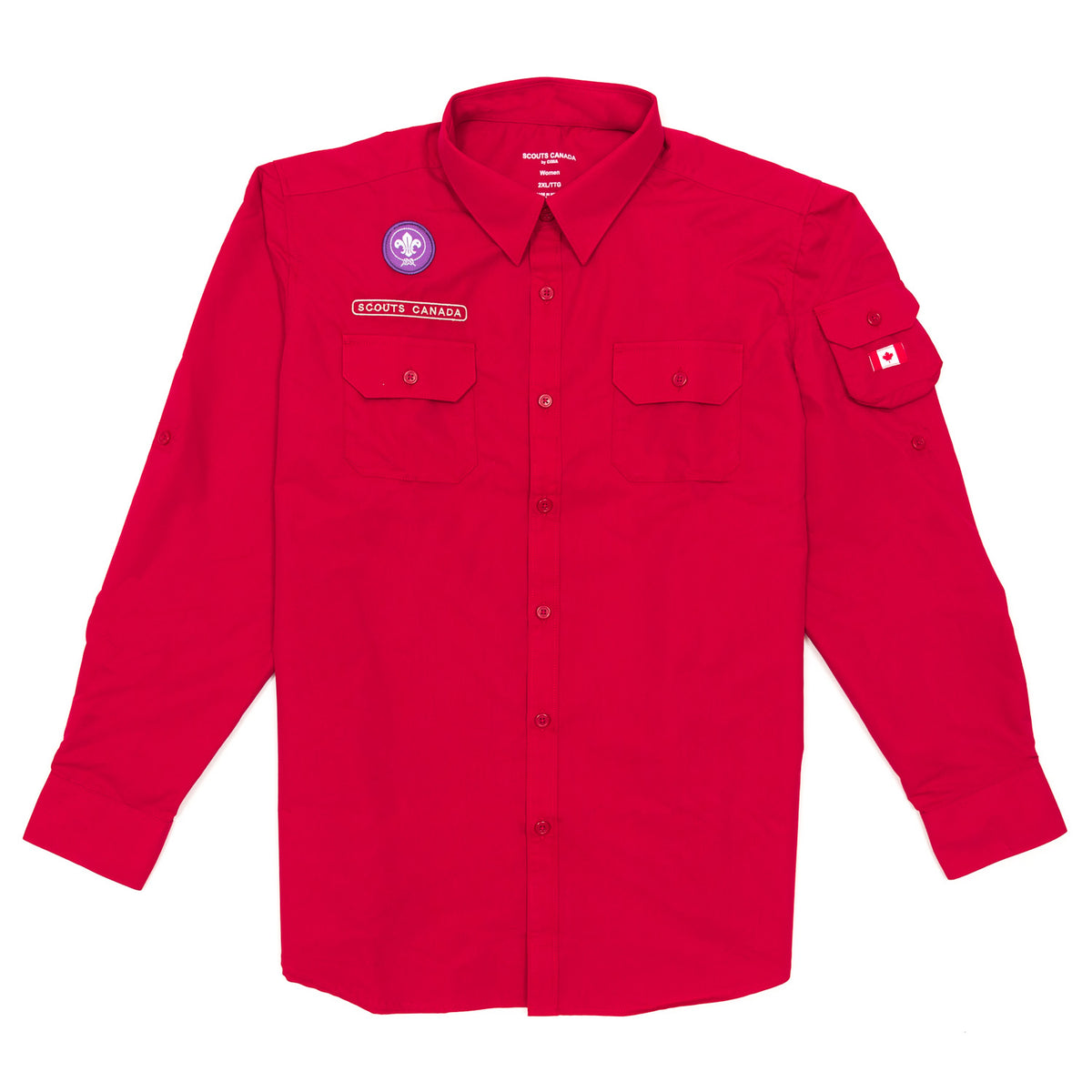 SHIRT - UNIFORM - MEN'S - RED | Scouts Canada